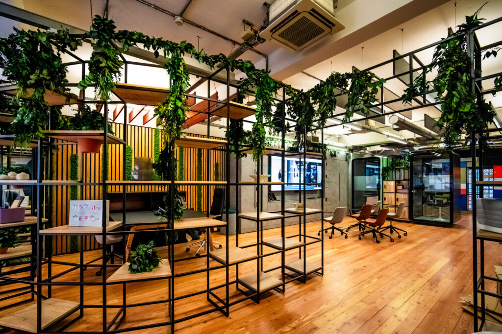 Rethinking Office Partition Walls with Plexus Modular Shelving - Your ...