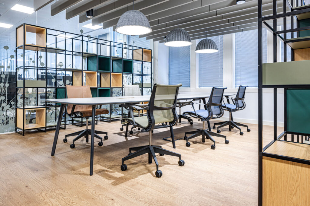 Rethinking Office Partition Walls with Plexus Modular Shelving - Your ...